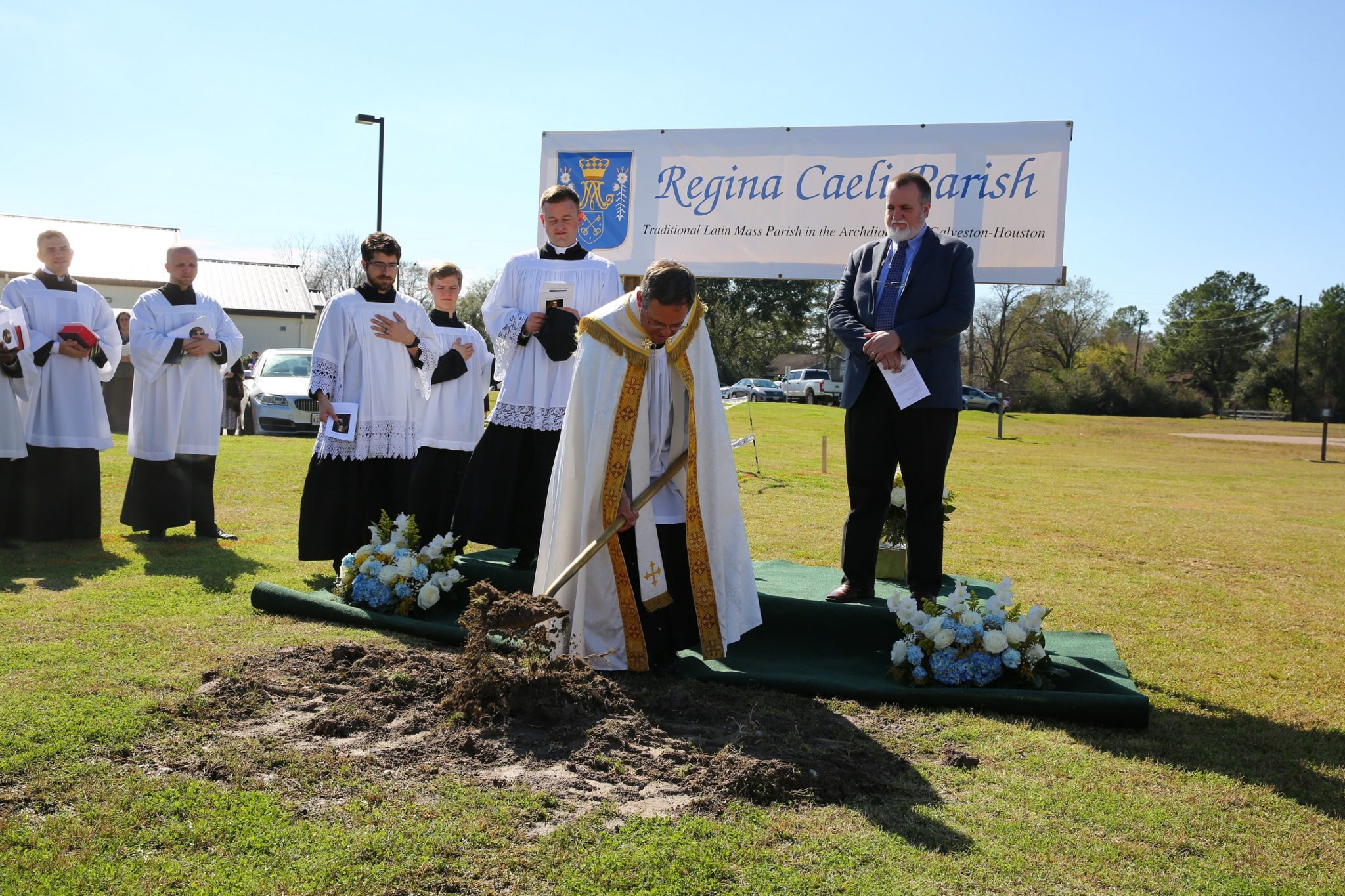 FSSP Houston Breaks Ground on Blessed Solanus Casey Gatehouse ...